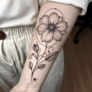 39 September Birth Flower Tattoos – Aster & Morning Glory