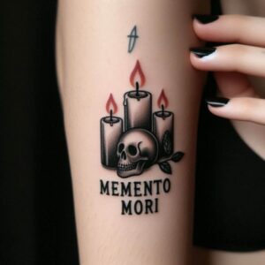 50 Unique Memento Mori Tattoo Ideas and Their Meaning