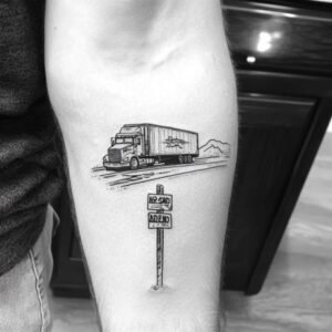 Unique 37 Trucker Tattoo Ideas: Bold Ink for Life on the Road