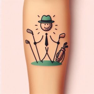 Unique 24 Golf Tattoo Ideas for Golf Lovers
