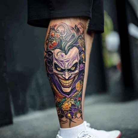 40 Unique Joker Tattoo Ideas with Meanings & Placement Tips