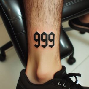 37 Unique 999 Tattoo Design Ideas: Symbolism and Style Inspiration