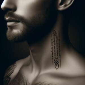 Unique 36 Neck Tattoos for Men : Trending for 2025